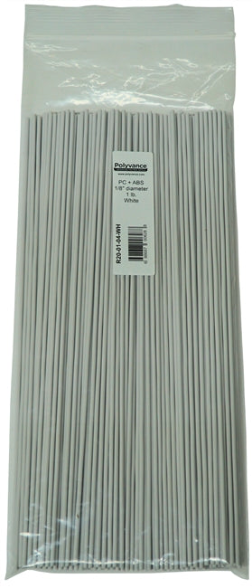 Polyvance R20-01-04-WH White Polycarbonate + ABS Welding Rod - Tillman Tools – Tillman Tools LLC