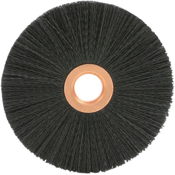 Brush Research CN320F 3" Nylon Copper Center Wheel Brush, 20,000 RPM, 6 ...