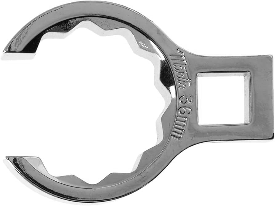 Martin Tools SC36MM 36mm, 1/2" Drive, 12-Point Chrome Crowfoot Socket ...