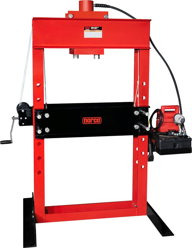 Norco 78078 50 Ton Press With Electro/Hydraulic Pump - 13 1/4" Stroke ...