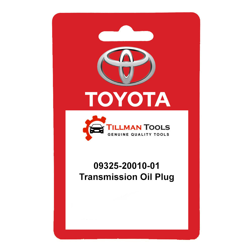 Toyota 09325-20010-01 Transmission Oil Plug – Tillman Tools LLC