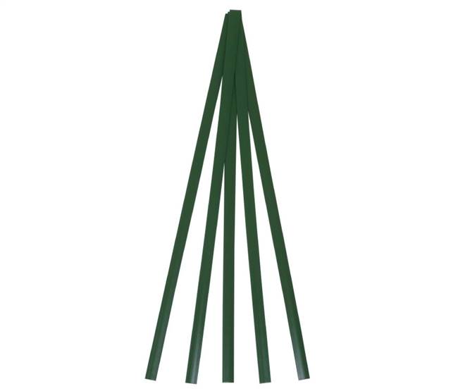 Polyvance R04-04-01-GN Green LDPE Polyethylene Flat Stick, 5 ft., 3/8 x ...