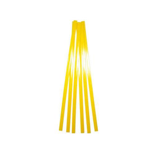 Polyvance R04-04-01-Y Yellow LDPE Polyethylene Flat Stick, 5 ft., 3/8 x ...